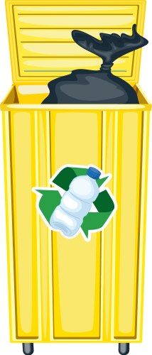 Dustbin cartoon Vector Images & Graphics for Commercial Use | VectorStock