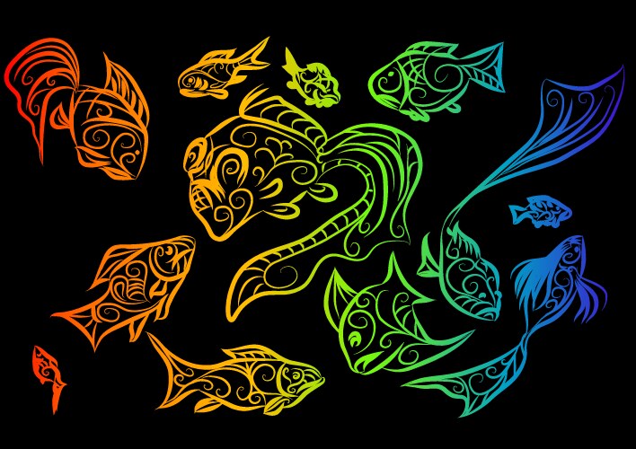 2 Fish Vector Images (over 340)