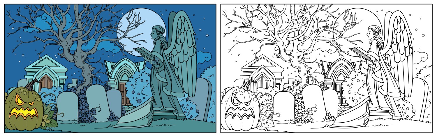 Cemetery Drawing Vector Images (over 8,600)
