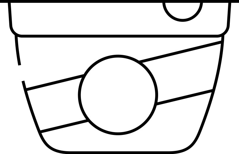 Liquid cooling gaming pc line icon Royalty Free Vector Image