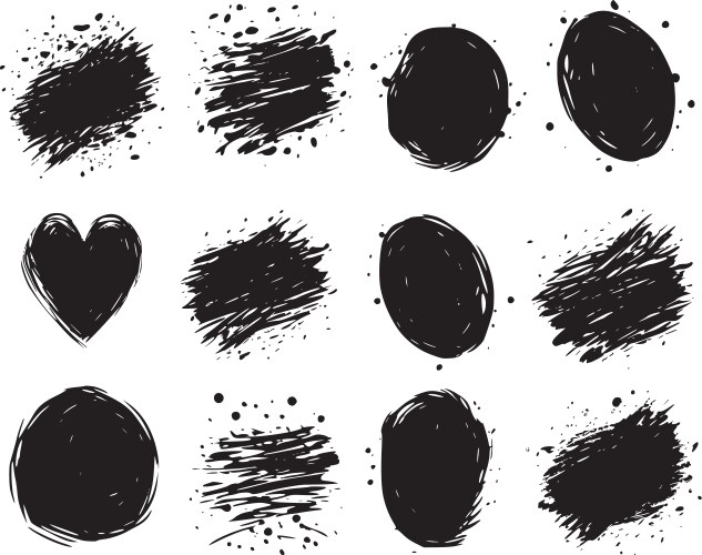 Grunge texture svg clip art design Royalty Free Vector Image