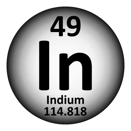 Periodic Table Element Indium Vector Images (62)