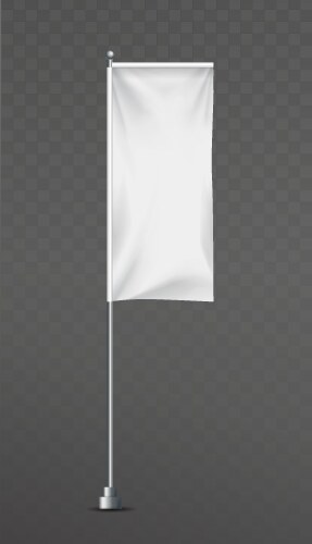 Realistic promotional billboard vertical Vector Image