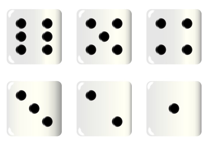 Dice Faces Vector Images (over 3,200)