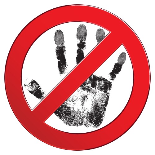 Stop Farting Sign - Prohibited Royalty Free Vector Image