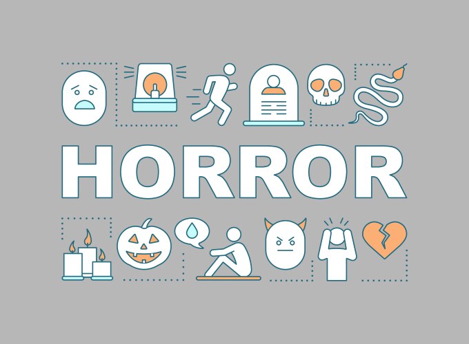 Horror Coloring Pages Vector Images (over 2,300)