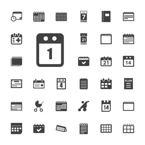 Free Calendar Vector Images (over 38,000)