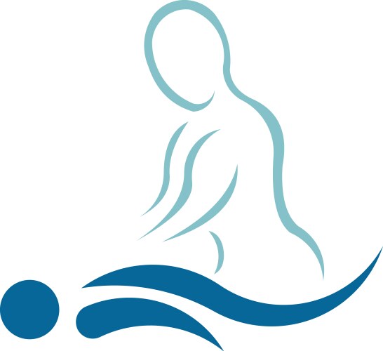 Massage logo Royalty Free Vector Image - VectorStock