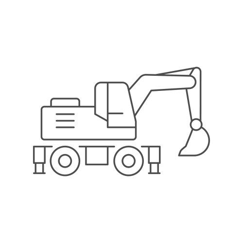 Excavator Outline Vector Images (over 6,600)