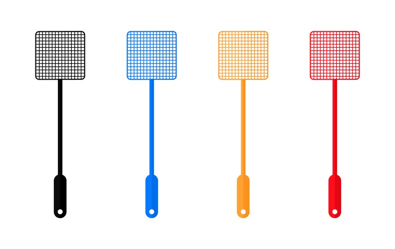 Fly swatter Royalty Free Vector Image - VectorStock