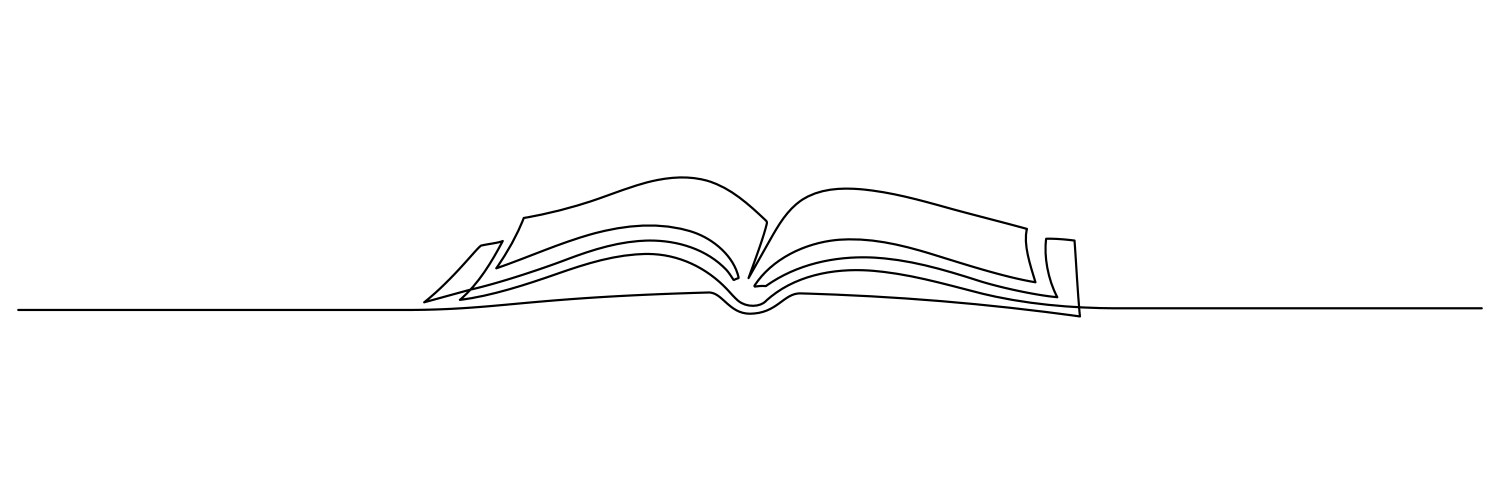 Open book line drawing Vector Images & Graphics for Commercial Use ...