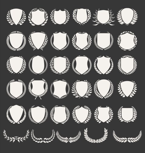 Wreath Shield Logo Vector Images (over 2,700)