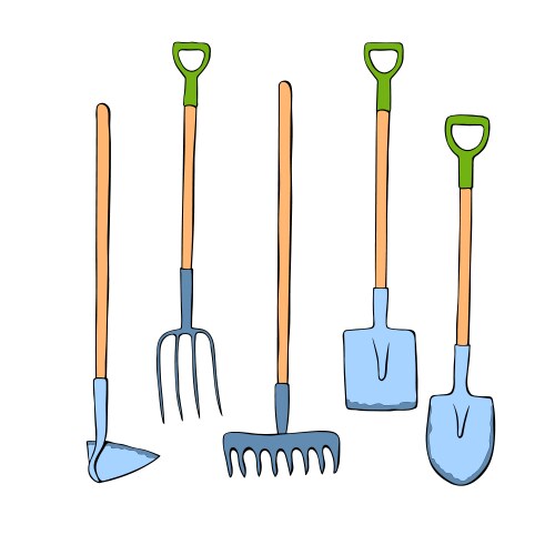 Hoe Outline Vector Images (over 620)