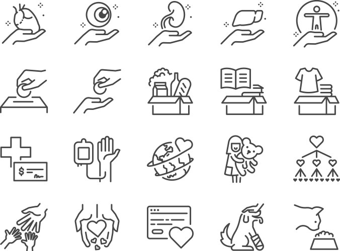 Social issues and critical problems pictograph Vector Image