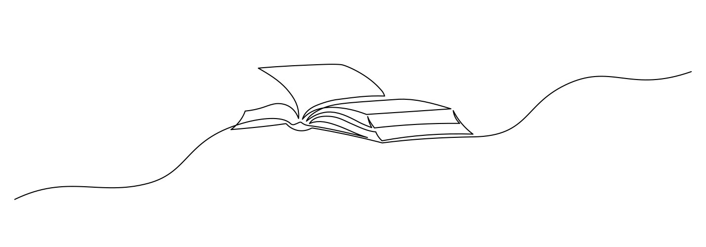 Open Book Line Drawing Vector Images (over 3,600)