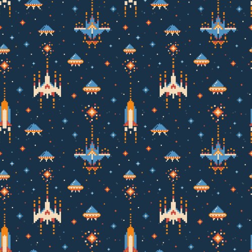 Pixel lightning set 8-bit style Royalty Free Vector Image