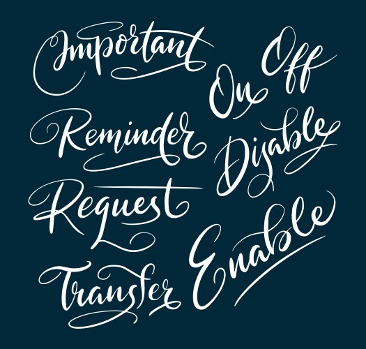 Enable and Disable Vector Images (over 340)