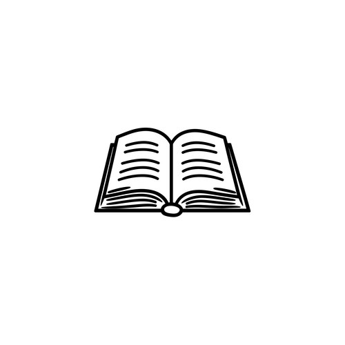 Open book outline Vector Images & Graphics for Commercial Use | VectorStock