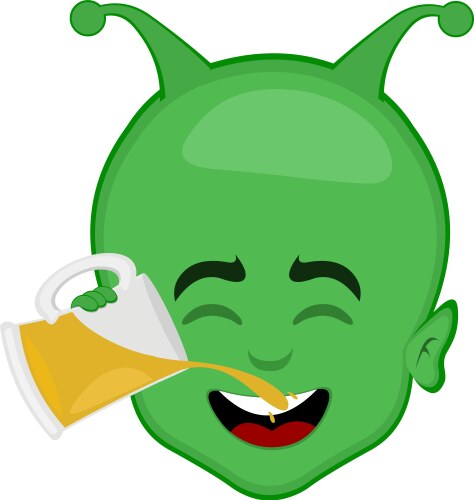 Alien Drinking Vector Images (over 510)