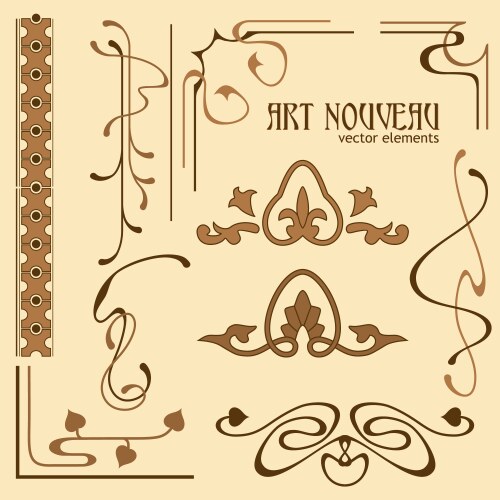 Nouveau Vector Images (over 19,000)
