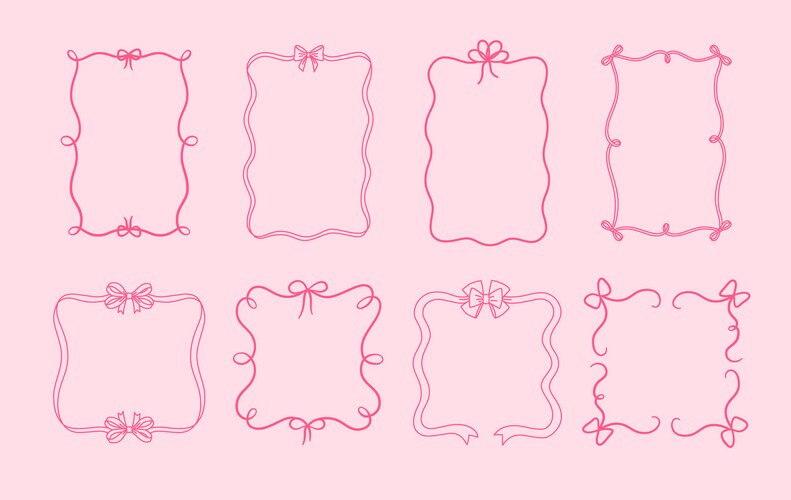 Frame aesthetic Vector Images & Graphics for Commercial Use | VectorStock