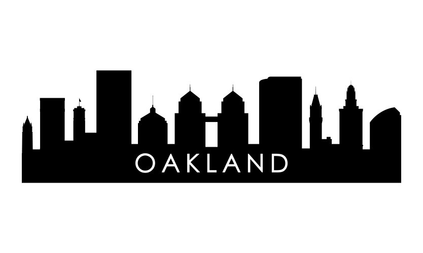 Oakland Skyline Vector Images (85)
