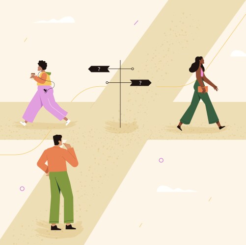 Crossroads and Question Marks Vector Images (over 450)