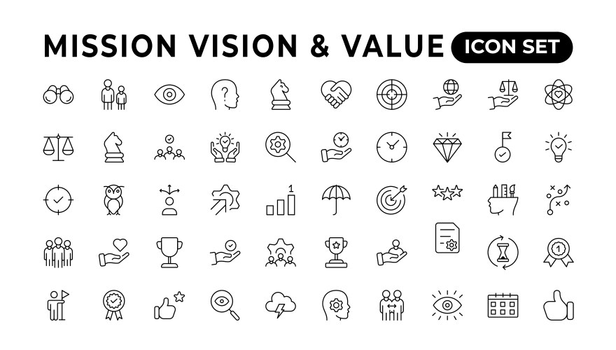 Mission Vision Objectives Goals Icon Vector Images (over 720)