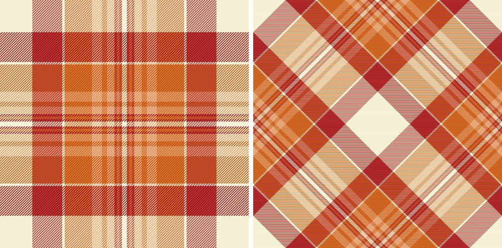 Girl tartan seamless plaid aesthetic background Vector Image
