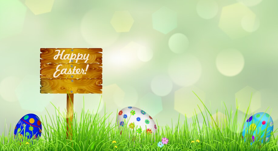 Easter background Royalty Free Vector Image - VectorStock