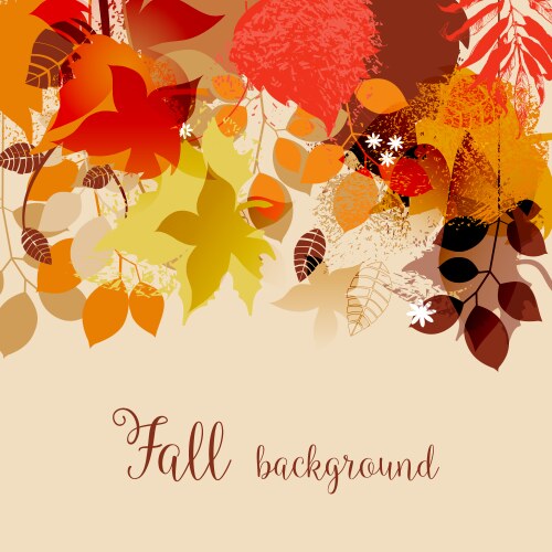 Autumn background Royalty Free Vector Image - VectorStock