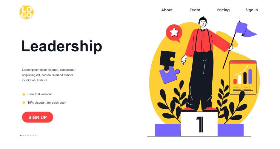 Leadership Banner Vector Images (over 19,000)