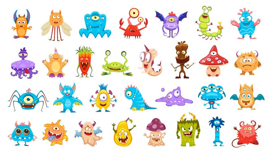Bug Monster Vector Images (over 2,000)