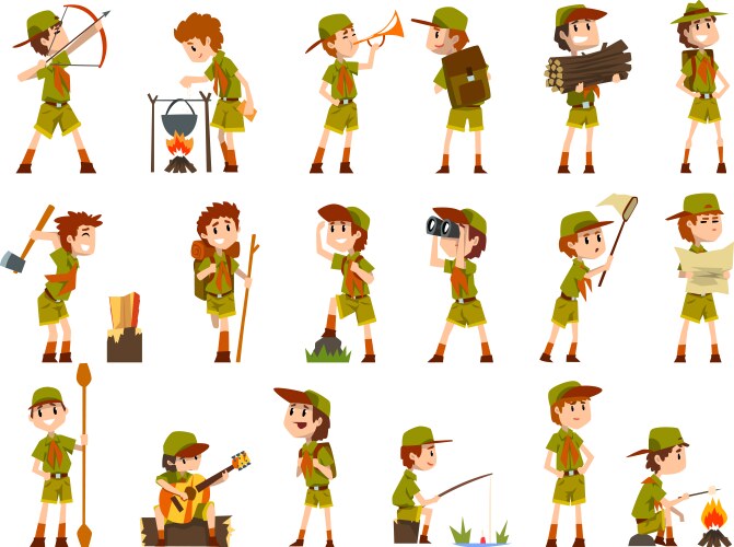 Boy Scouting Vector Images (over 4,600)