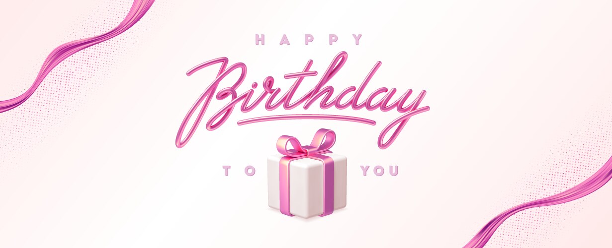 Birthday greeting card Royalty Free Vector Image