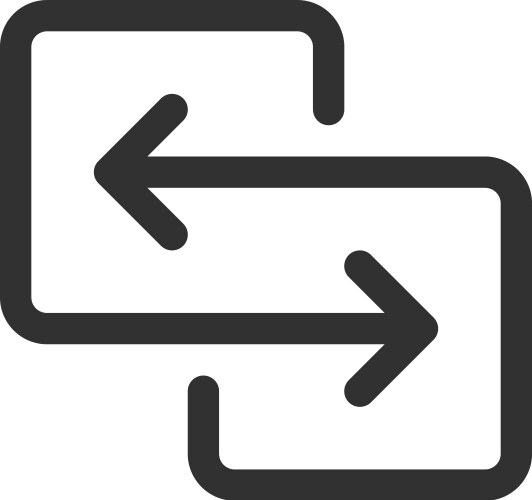 Joystick for video game arrow direction Royalty Free Vector