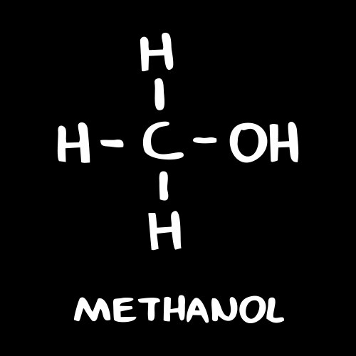 Methanol molecule Royalty Free Vector Image - VectorStock