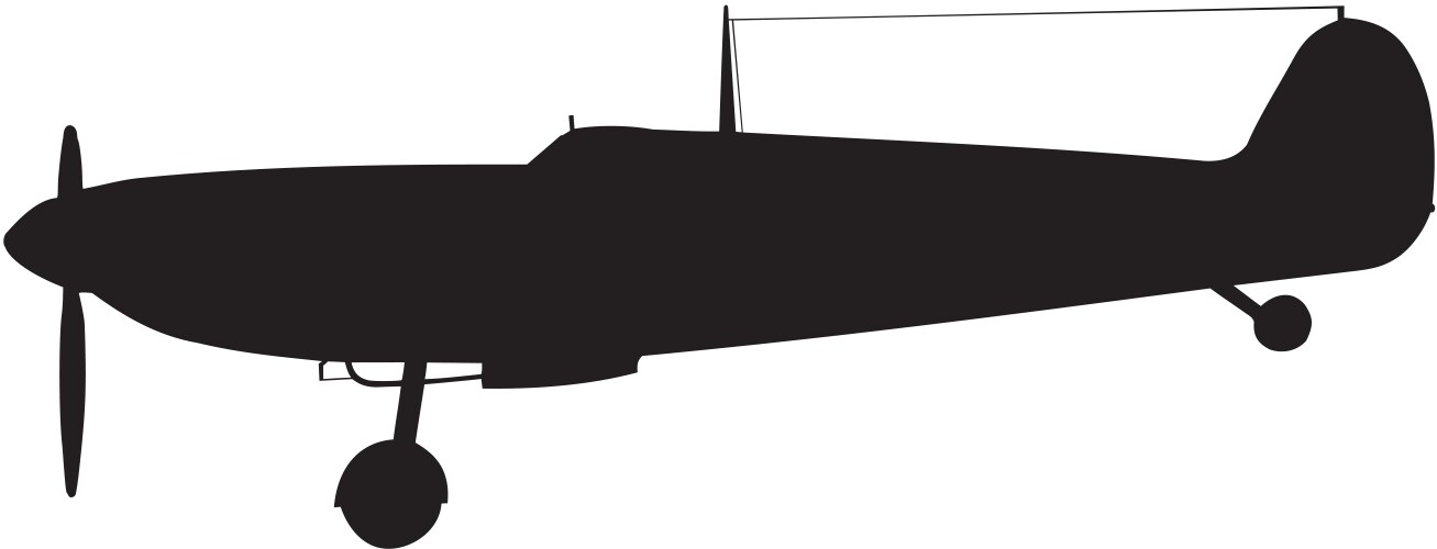 Spitfire Royalty Free Vector Image - VectorStock