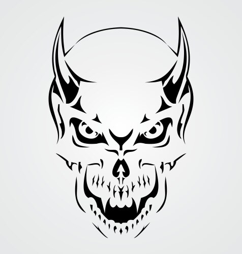 Skull artistic Royalty Free Vector Image - VectorStock