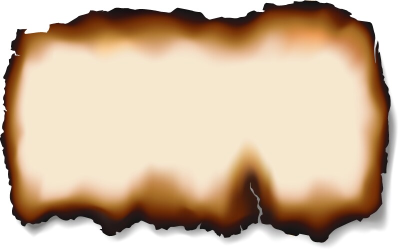 Burnt paper sides set Royalty Free Vector Image