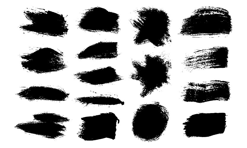 Brushstroke lines seamless pattern texture comic Vector Image