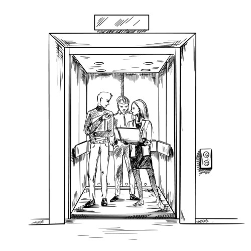 Elevator Pitch Vector Images (over 250)