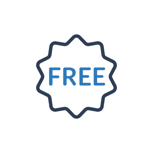 New badge promotion icon label Royalty Free Vector Image