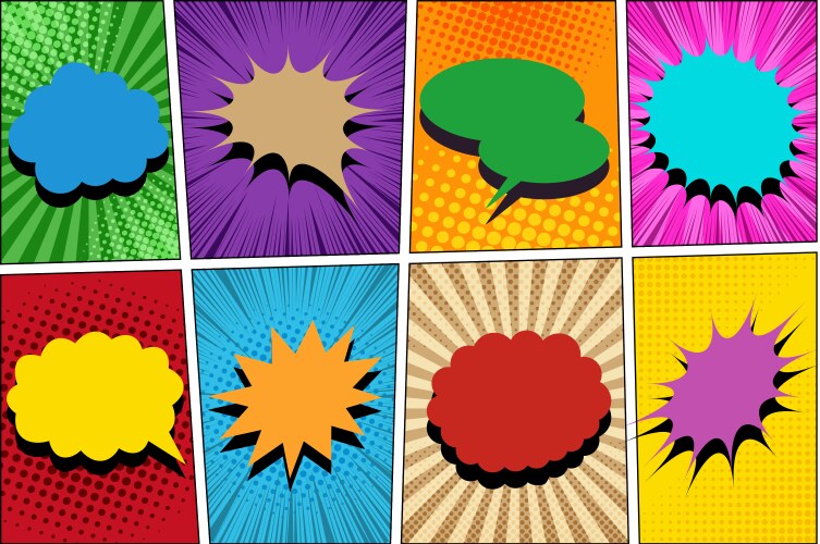 Action Comic Book Cover Page Vector Images (over 100)