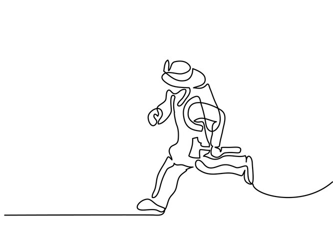 Firefighter with fire hose Royalty Free Vector Image