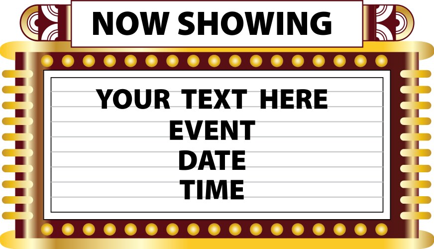 Marquee Sign Vector Images (over 7,800)