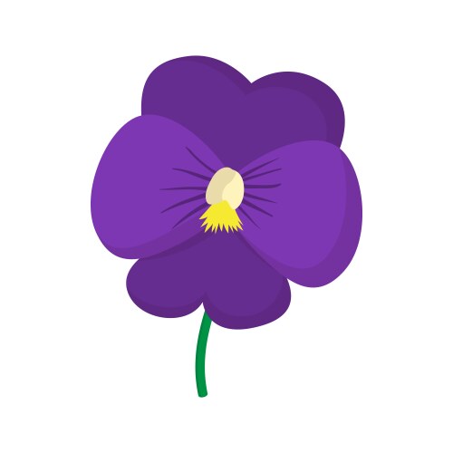 Violet Flower Cartoon Vector Images (over 2,700)