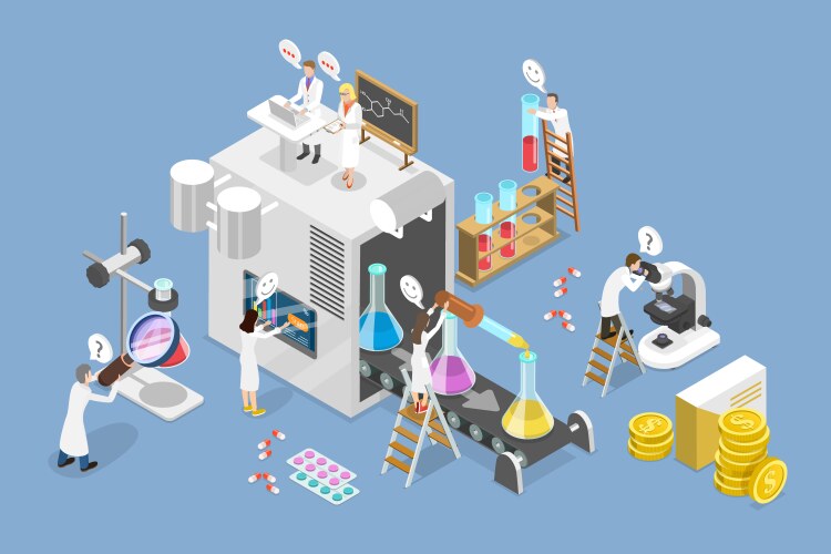 Textile industrial isometric flowchart Royalty Free Vector Textile industrial isometric flowchart Royalty Free Vector