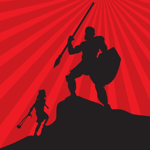 Goliath Silhouette Vector Images (67)