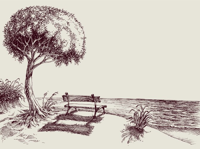 Bench Drawing Vector Images (over 4,200)